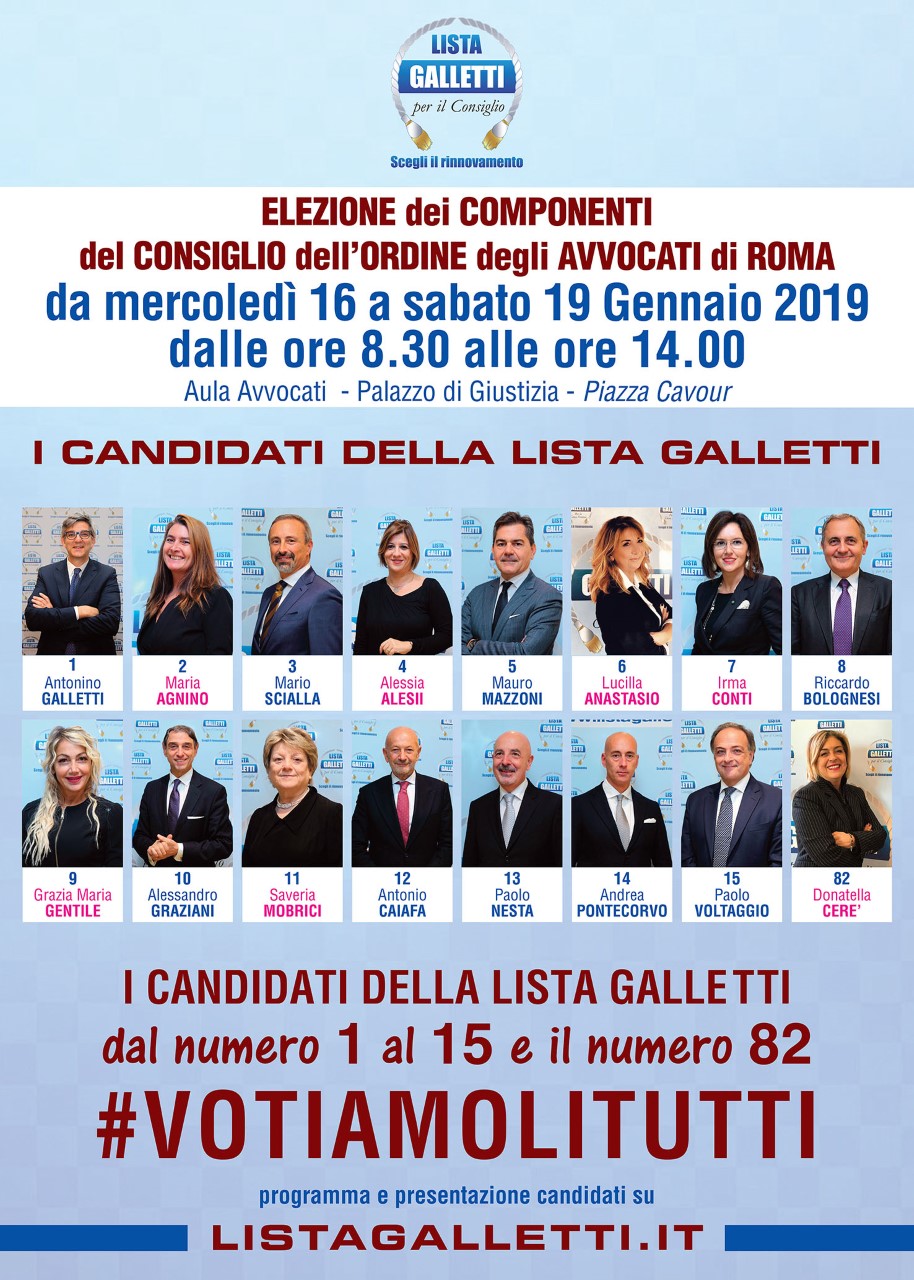 Per il Consiglio – Lista Galletti